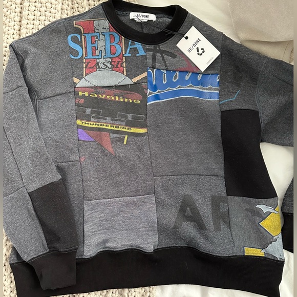 Re/Done | Jackets & Coats | Nwt Redone Crewneck | Poshmark